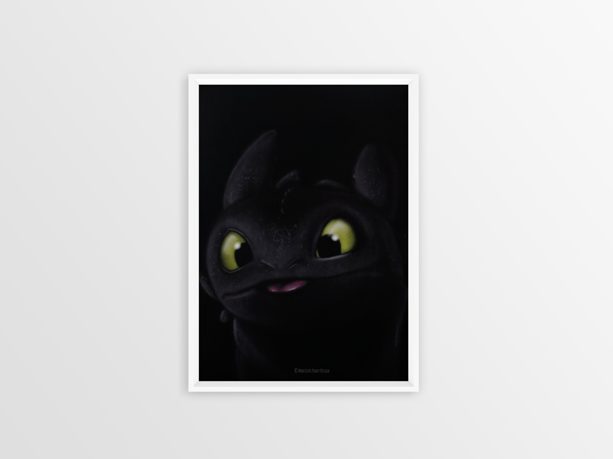 Fan Art Illustration – Toothless from How to train your dragon - Mr ...